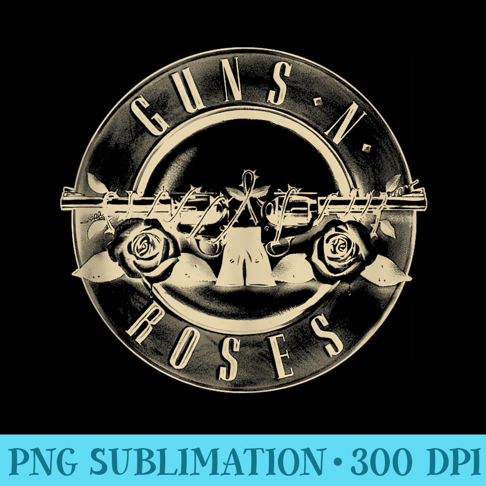 Guns N Roses Official Reverse Logo - High Quality PNG files | Inspire Uplift