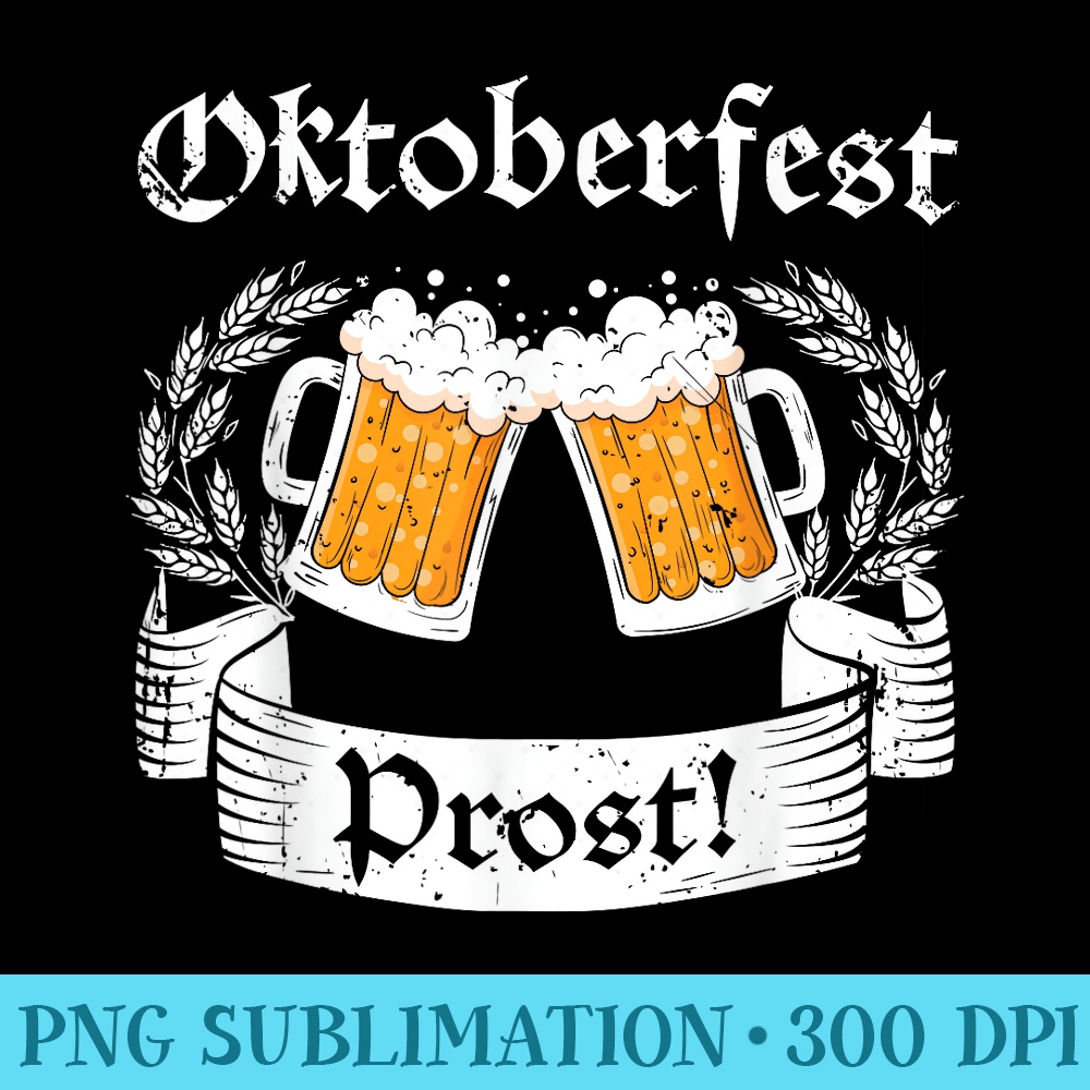 Oktoberfest Prost German Cheers - PNG Image Download | Inspire Uplift