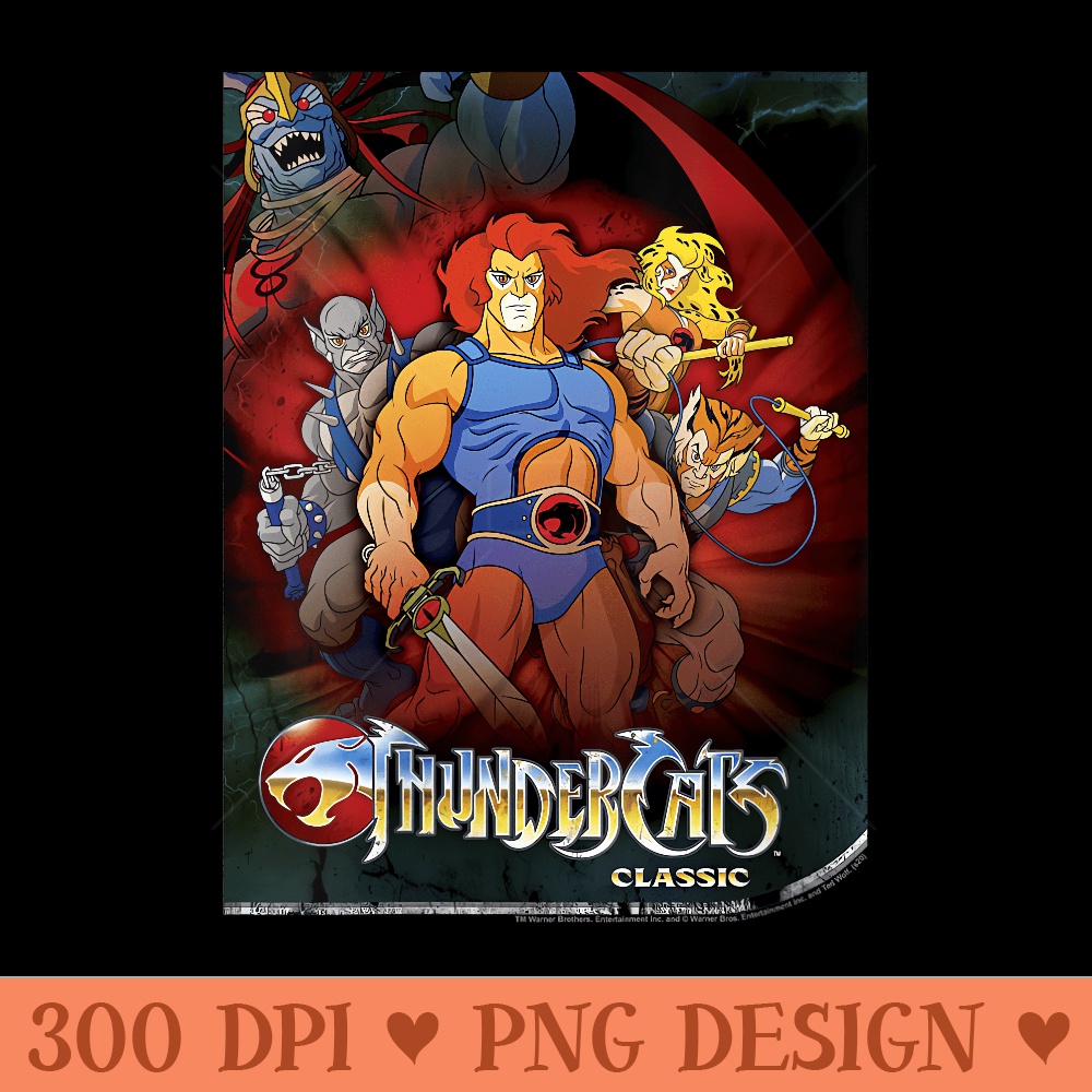 ThunderCats Classic Group Shot Poster - Clipart PNG | Inspire Uplift