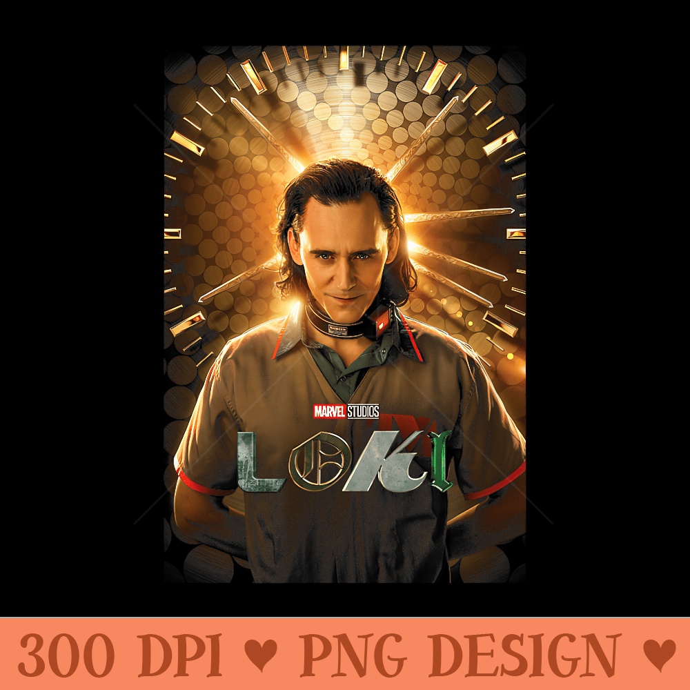 Marvel Loki Character Poster - Printable PNG Images | Inspire Uplift