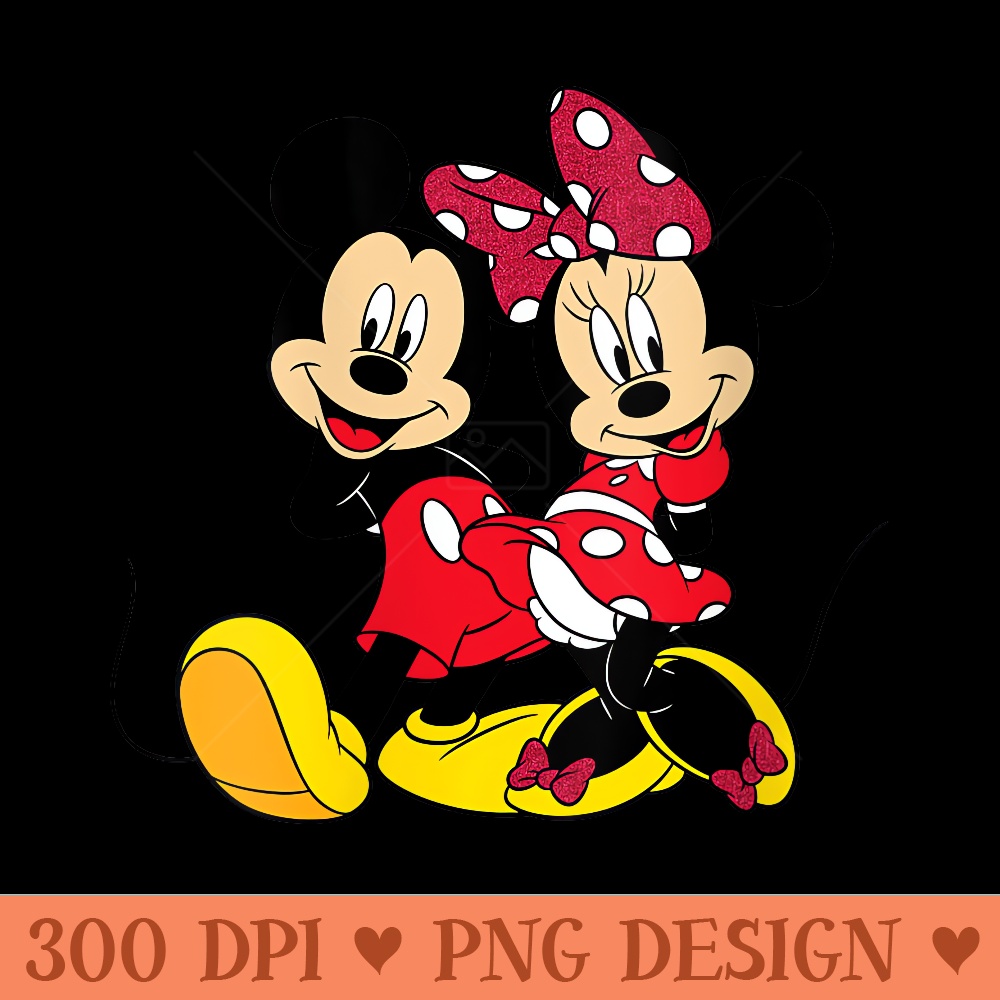 Womens Disney Mickey and Minnie Mouse - High Quality PNG Cli | Inspire ...