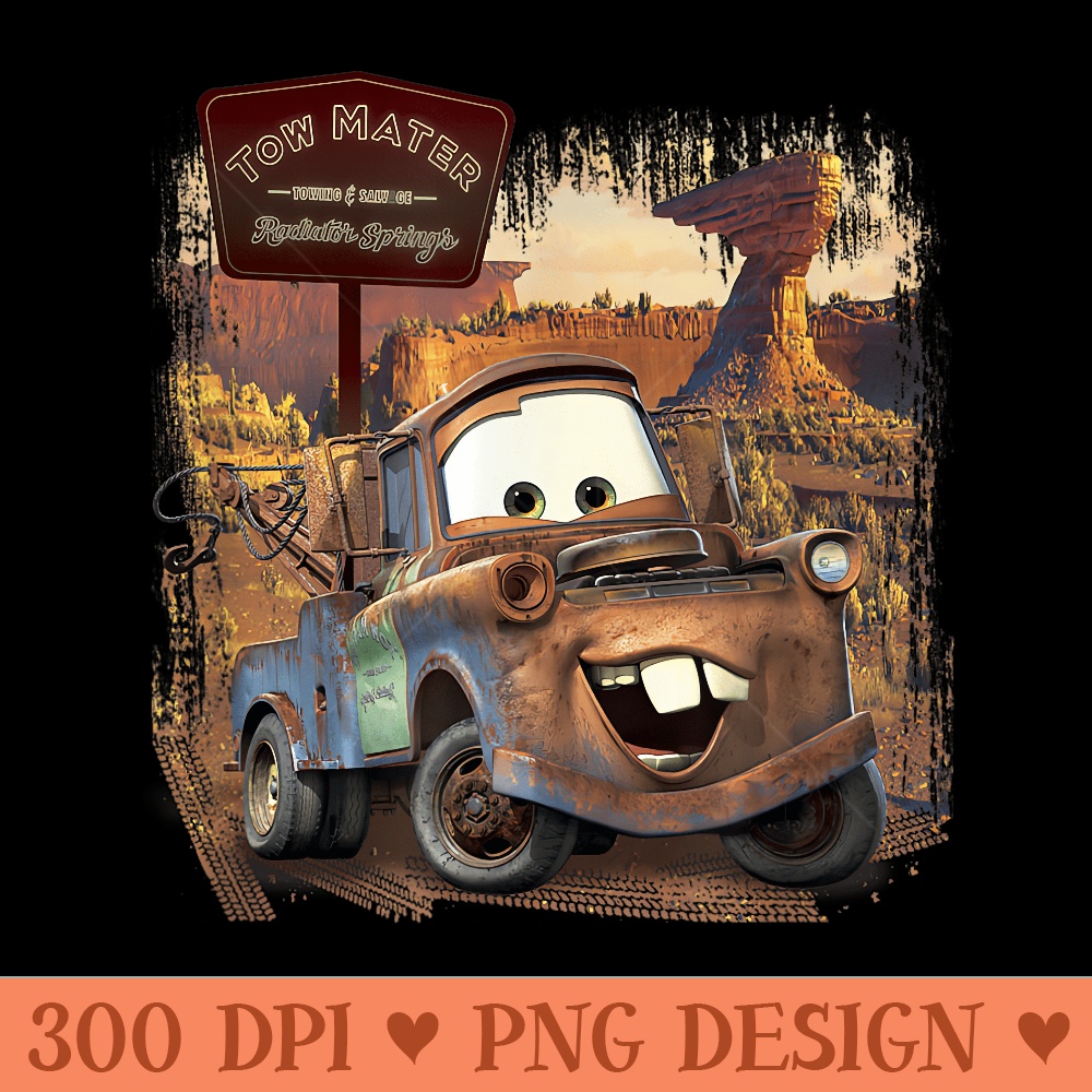 Disney Pixar Cars Tow Mater Welcome To Radiator Springs - Pr | Inspire ...