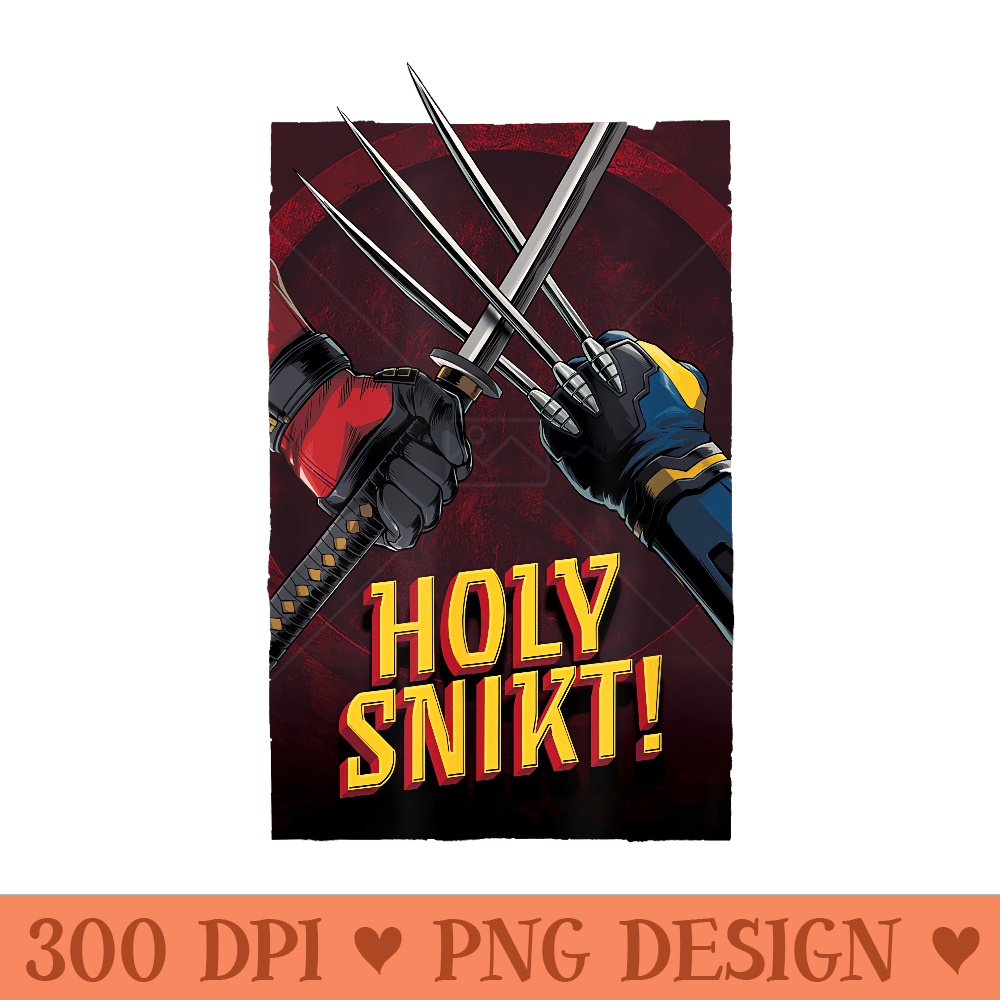 Marvel Studios Deadpool Wolverine Claws Sword Holy Snikt - P | Inspire ...