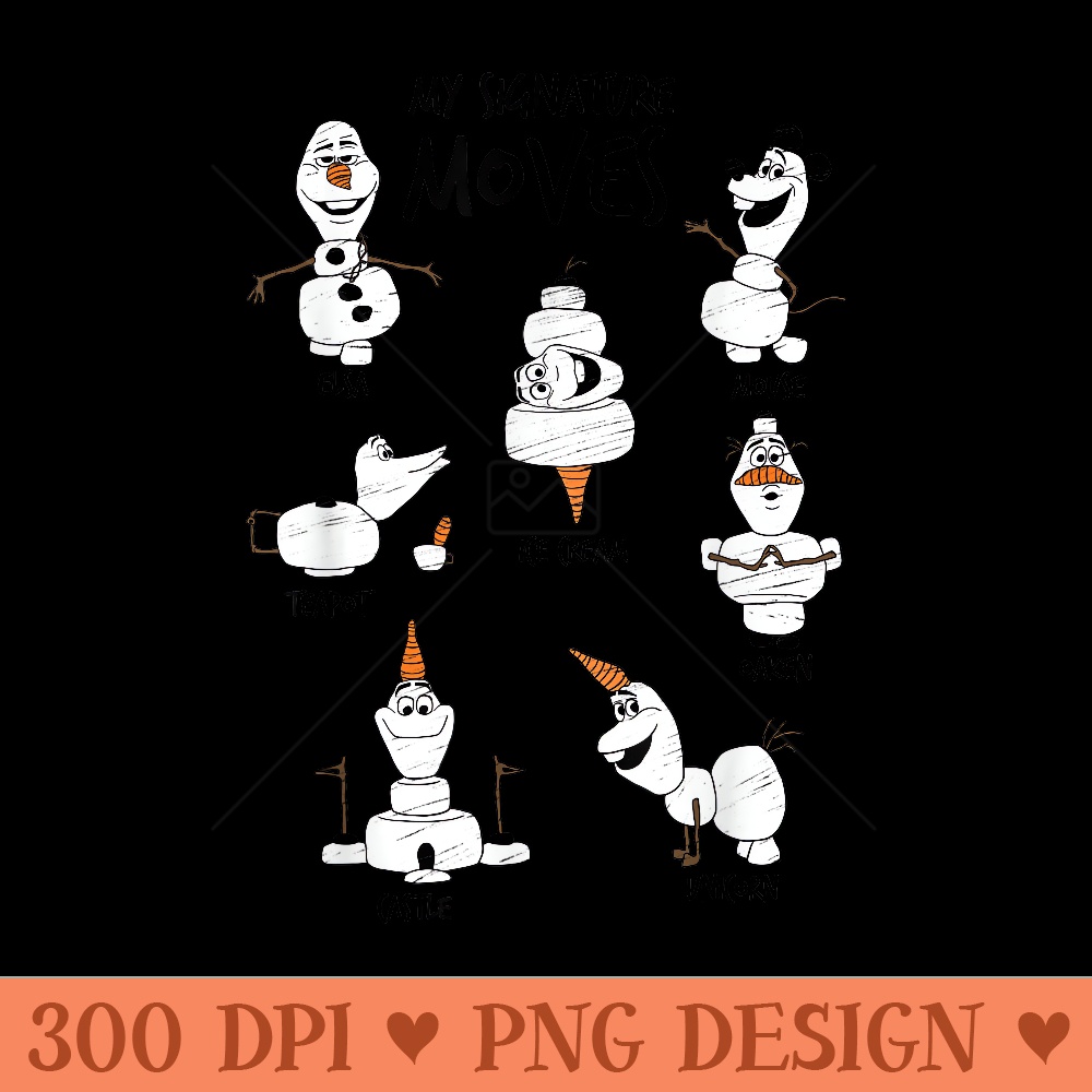 Disney Frozen 2 Olaf My Signature Moves Character Textbook - | Inspire ...