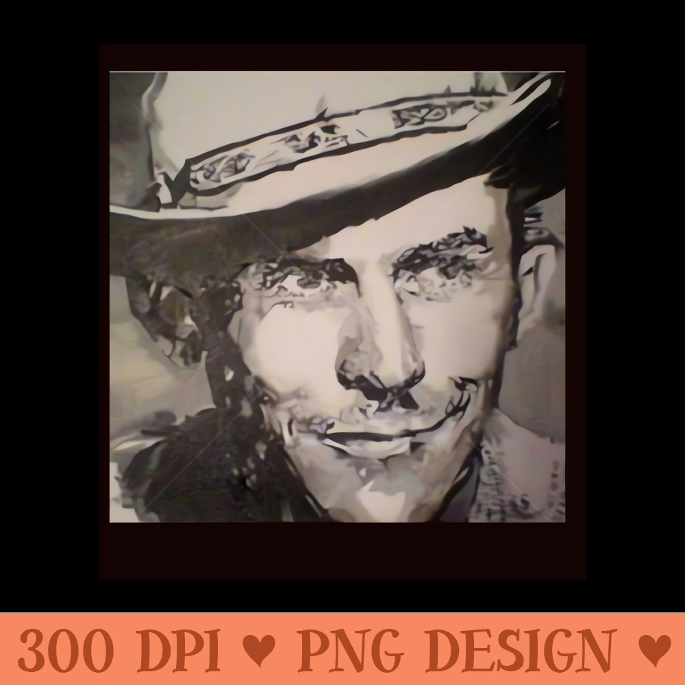 Hank Williams - Transparent PNG File | Inspire Uplift