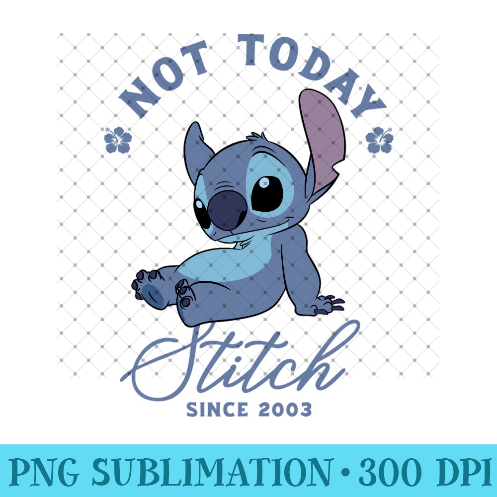 Disney Lilo & Stitch Not Today Stitch Since 2003 Chest Logo | Inspire ...