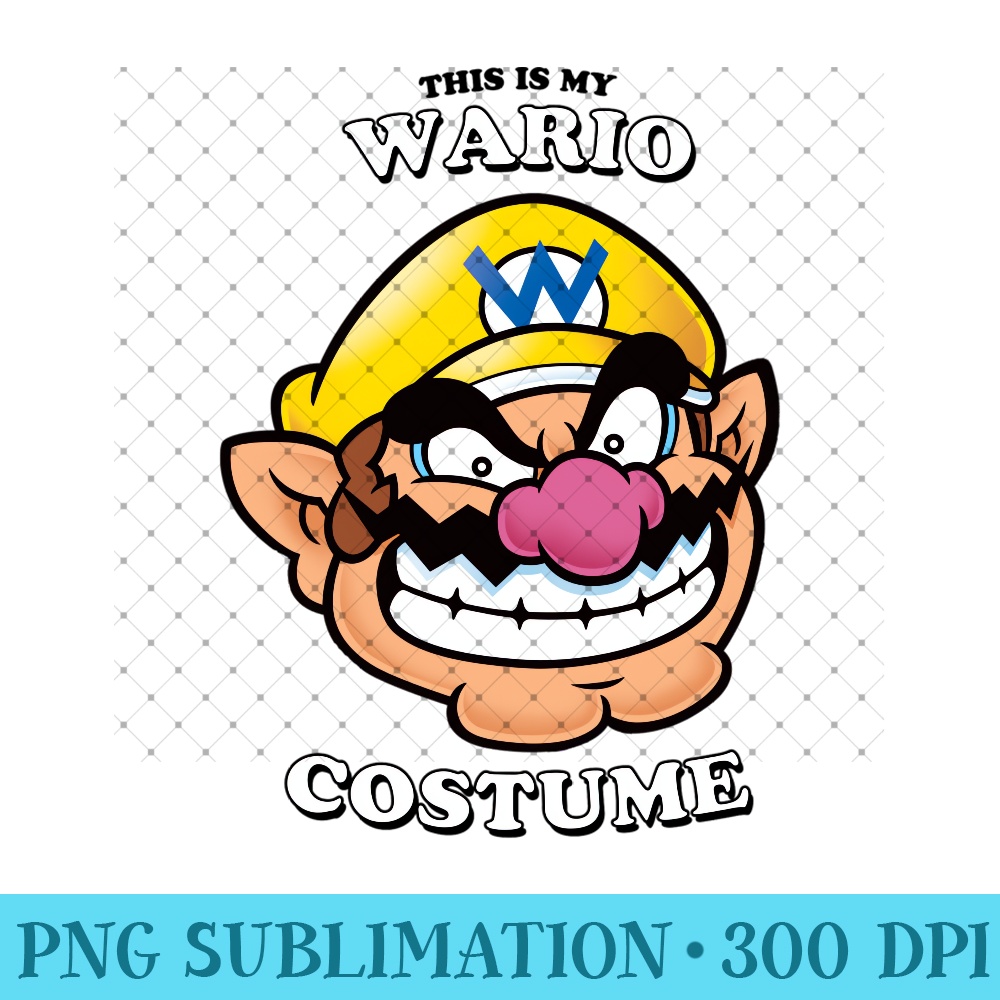 Super Mario This Is My Wario - PNG design assets - Inspire Uplift