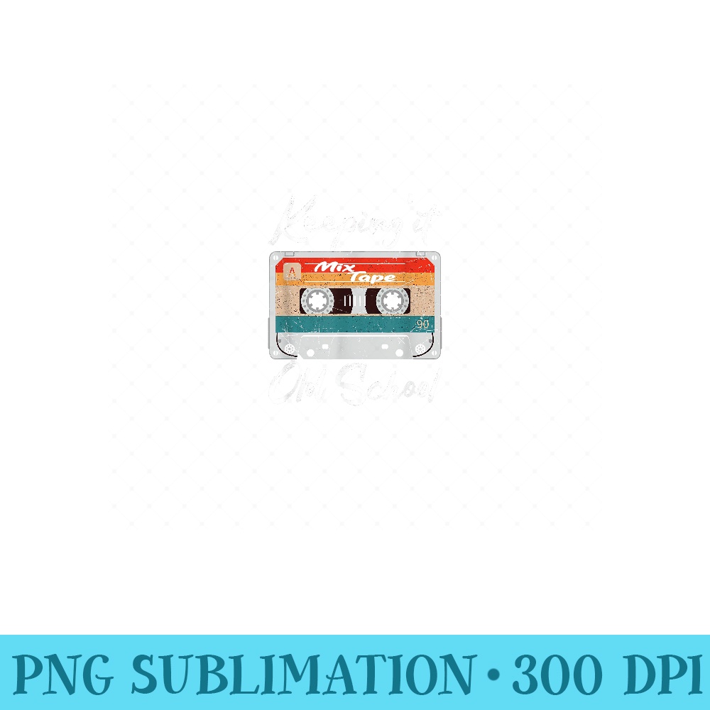 Keeping it Old School 80s 90s Retro Vintage Cassette Tape - | Inspire ...