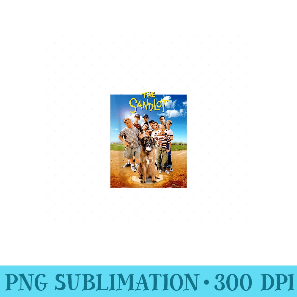 The Sandlot Movie Poster 90s - Printable PNG Images | Inspire Uplift