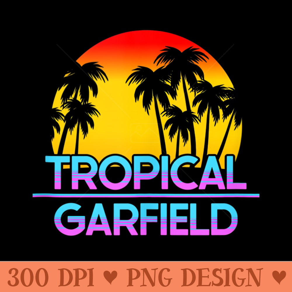 Garfield Michigan Funny Ironic Weather - PNG Art Files | Inspire Uplift