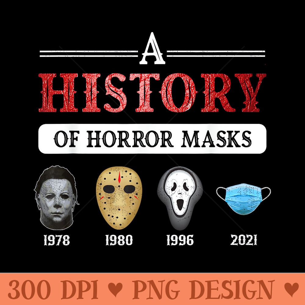 True Crime Serial Killer A History Of Horror Masks - PNG Art | Inspire Uplift