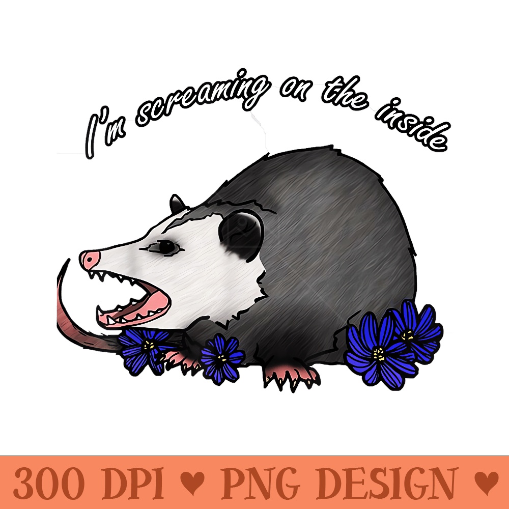Angry Opossum - PNG download with transparent background | Inspire Uplift