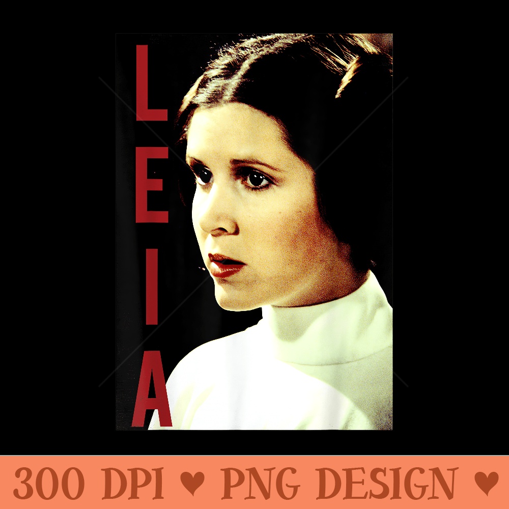 Star Wars Princess Leia Poster - Exclusive PNG designs | Inspire Uplift
