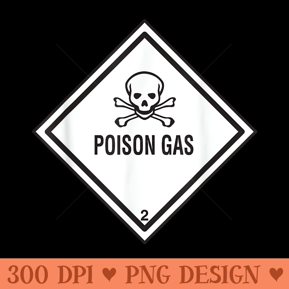 Poison Gas Warning Sign Funny Fart - PNG clipart download | Inspire Uplift