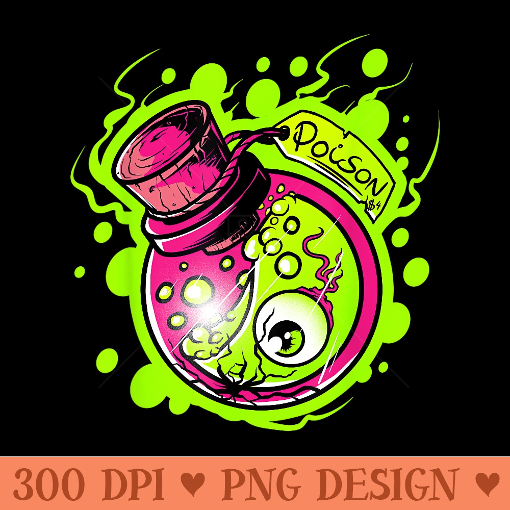 Kawaii Pastel Goth Poison Drink Eyeball Witch Witchcraft - V | Inspire ...