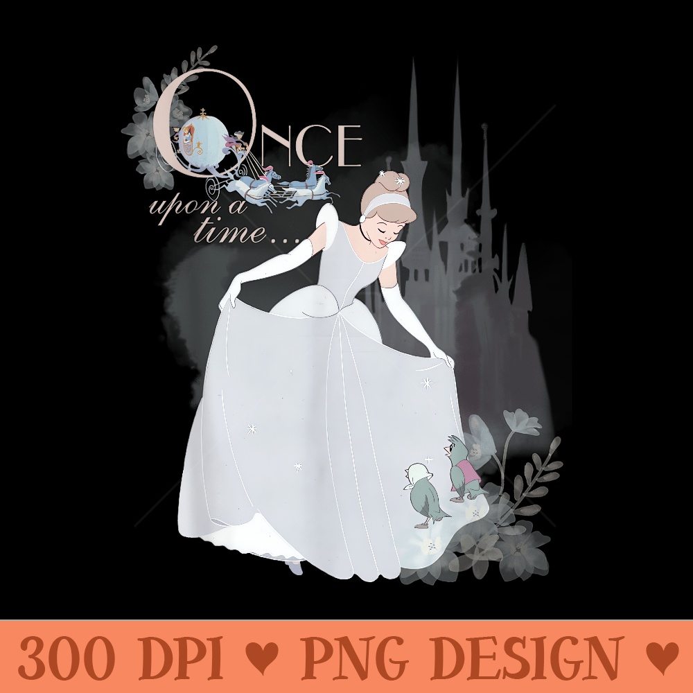 Disney Princess Cinderella Vintage Once Upon a Time - Clipar | Inspire ...