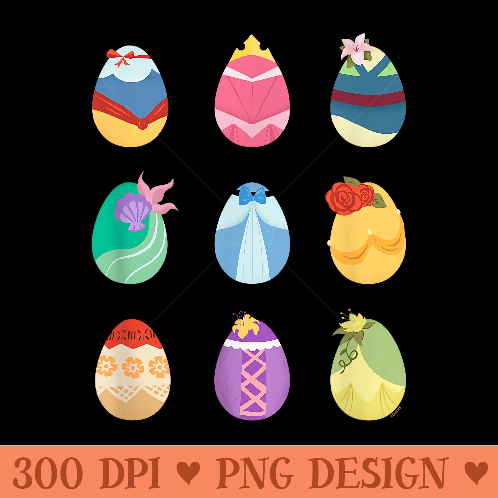 Disney Princess Easter Spring Nine Decorated Easter Eggs - D | Inspire ...