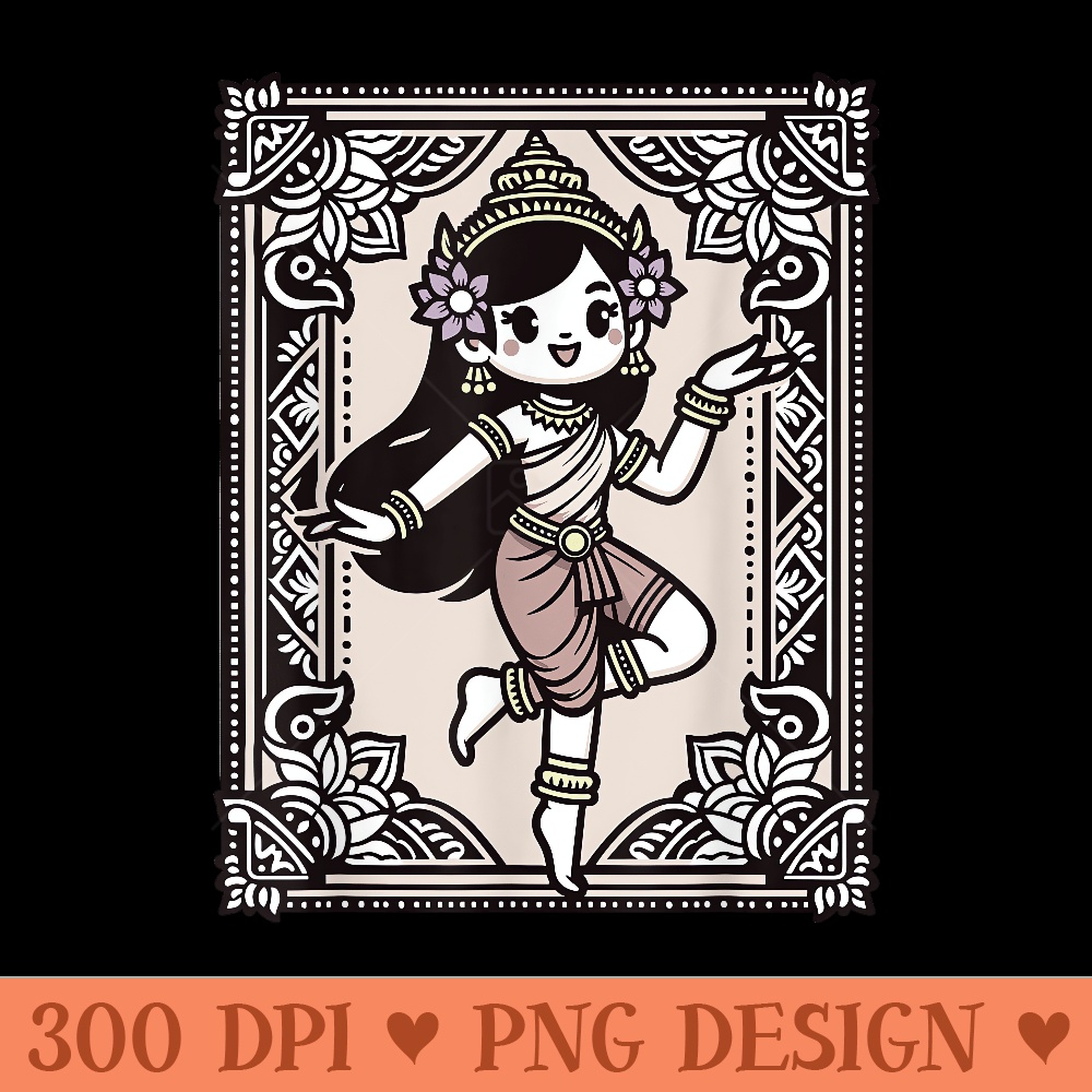 Loveable Cambodian Khmer Apsara Princess - PNG Download | Inspire Uplift