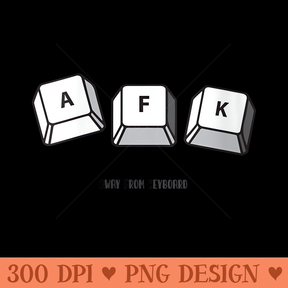s AFK Gaming Keyboard - PNG Clipart for Graphic Design | Inspire Uplift
