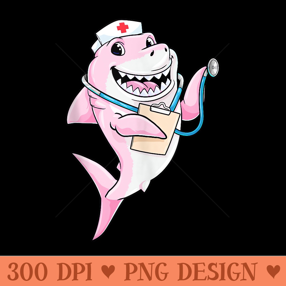 Nurse Shark Practitioner Pediatric ER Nurse Week NICU - PNG | Inspire ...