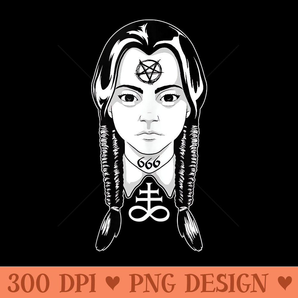 Satanic Goth Punk Girl Mall Goth Creepy Devil Pentagram Rock | Inspire ...