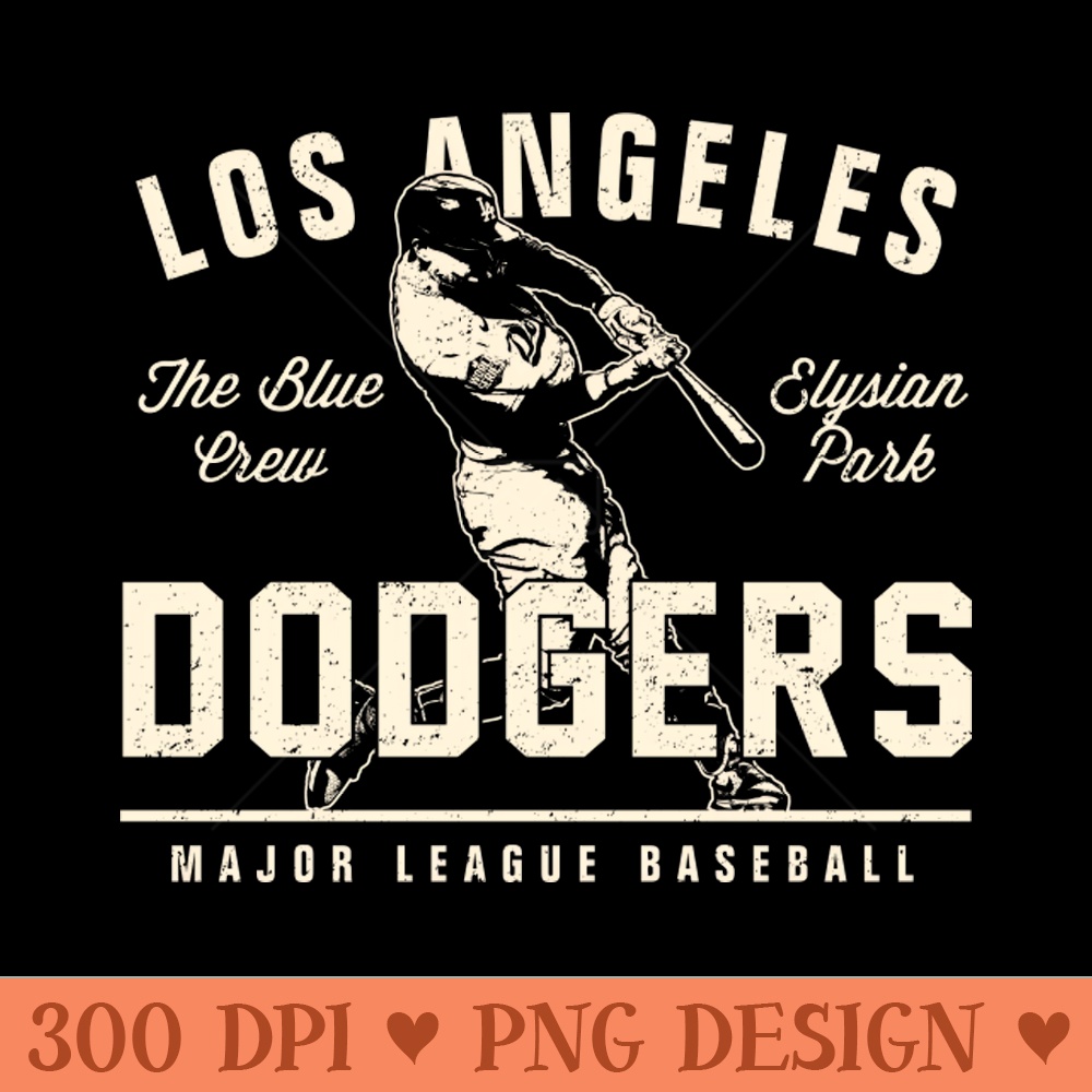 Los Angeles Dodgers 3 by Buck - Printable PNG Images | Inspire Uplift