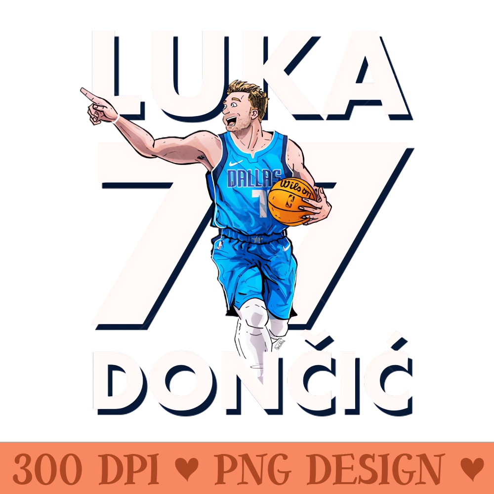 luka doncic - Design PNG template | Inspire Uplift
