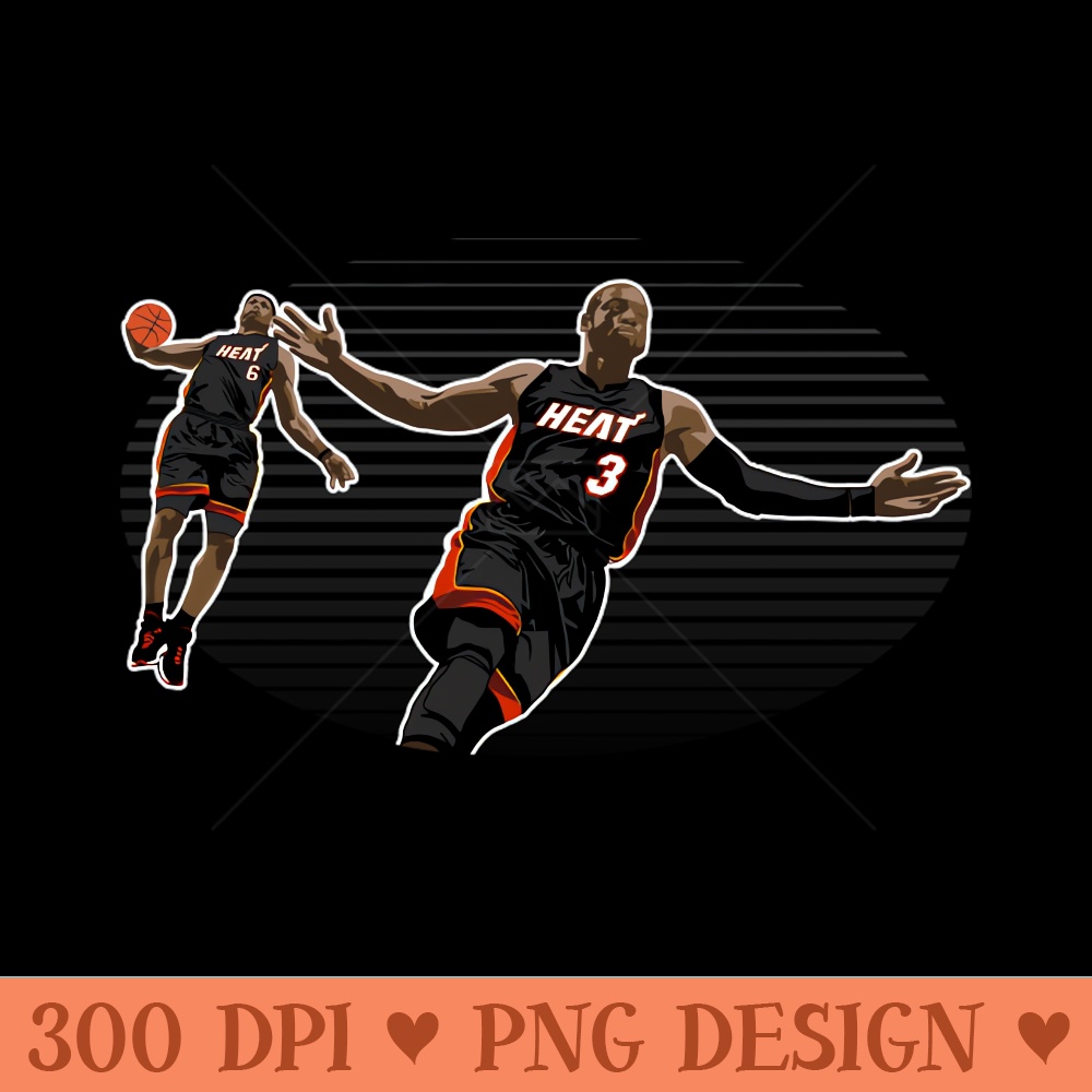 James Wade Iconic Dunk - PNG Graphics | Inspire Uplift