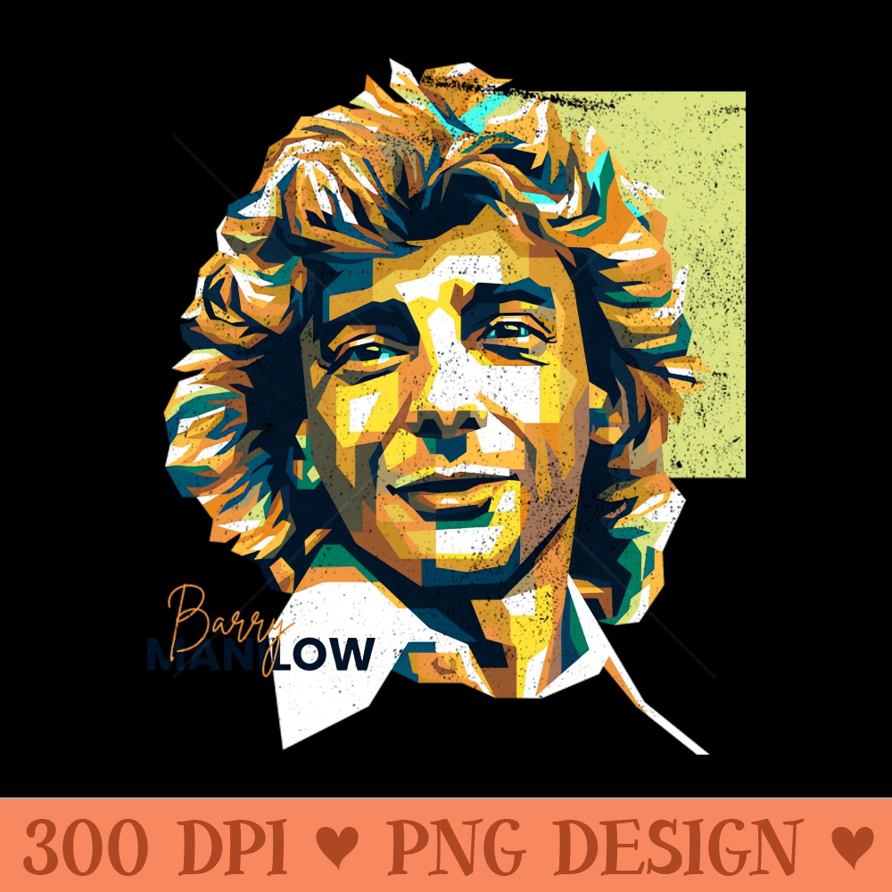 Barry Manilow - Vector PNG Clipart - Inspire Uplift