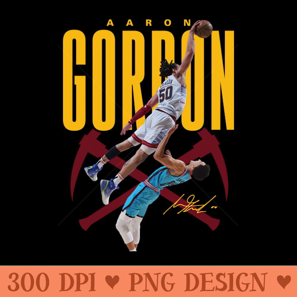 Aaron Gordon Dunk Of The Year - Vector PNG Clipart | Inspire Uplift