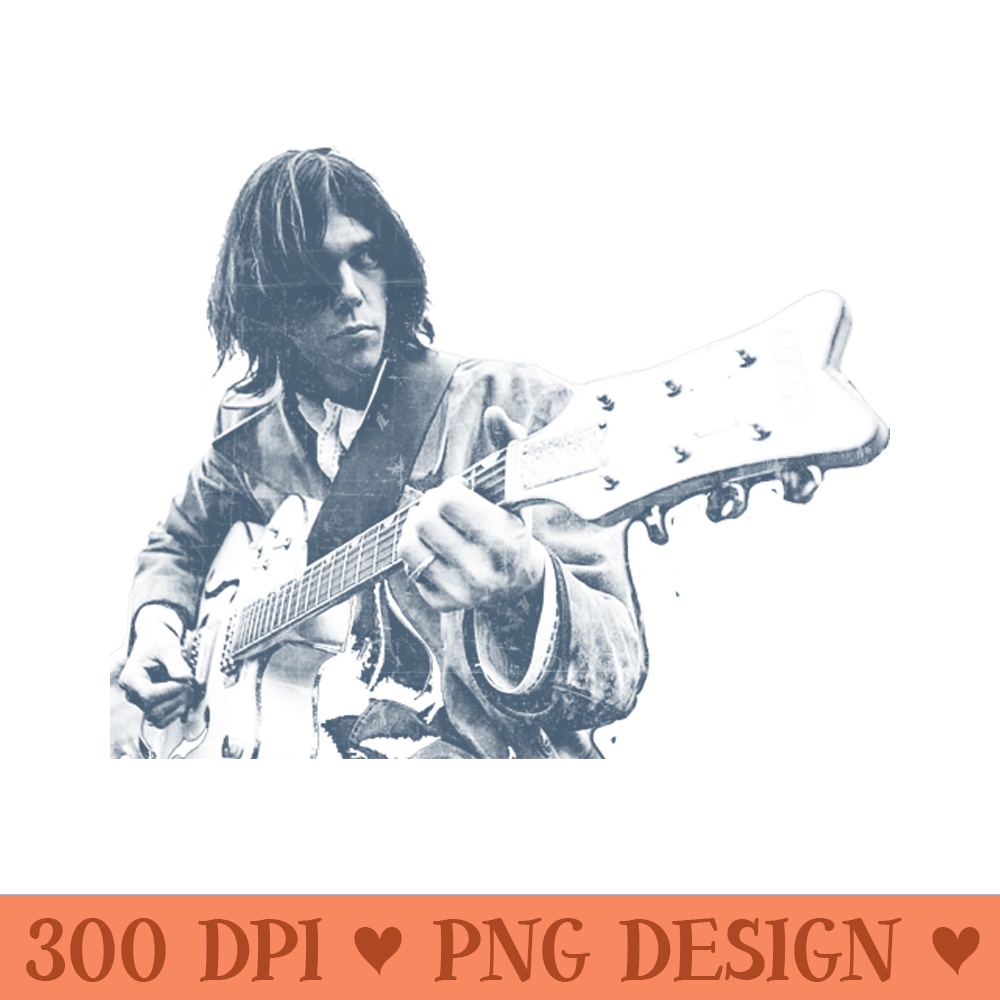 Neil Young - Printable PNG Images | Inspire Uplift