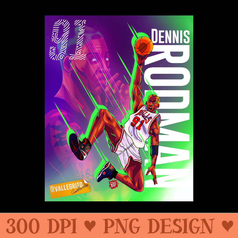 Dennis Rodman - PNG download | Inspire Uplift