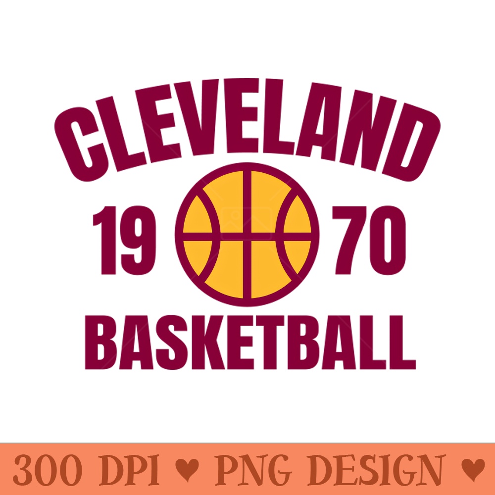 cleveland 1970 basketball - PNG download with transparent ba | Inspire ...