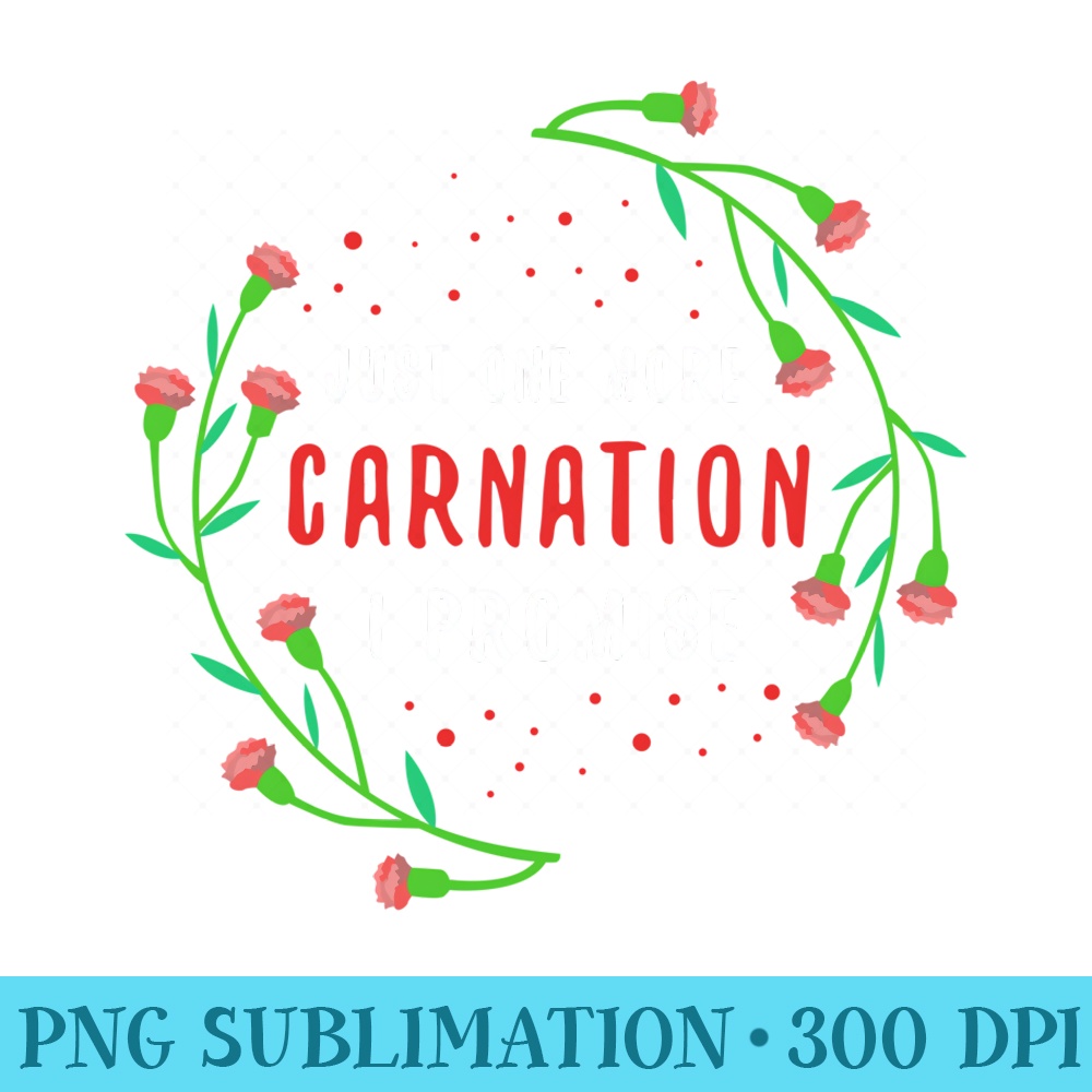 Carnation - Printable PNG Images | Inspire Uplift