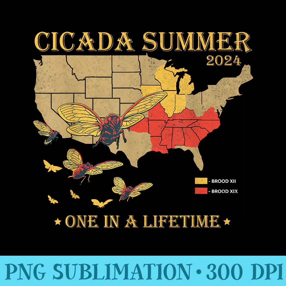 Cicada Tour 2024 One In A Lifetime Cicada Map Summer scream | Inspire ...