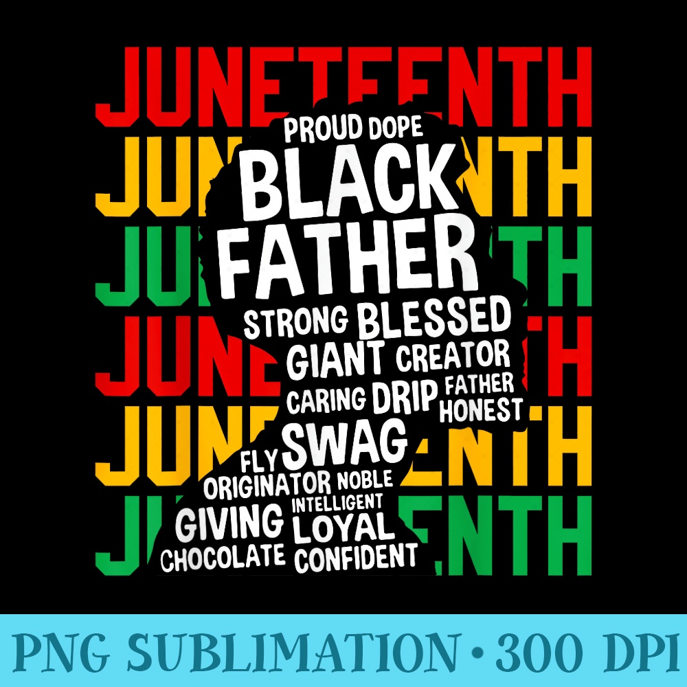 Juneteenth Proud Black Men Fathers Day Black History African | Inspire ...