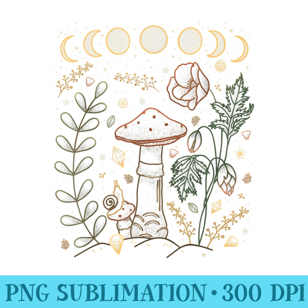 Goblincore Aesthetic Cottagecore Mushroom Dark Academia - Sh | Inspire ...