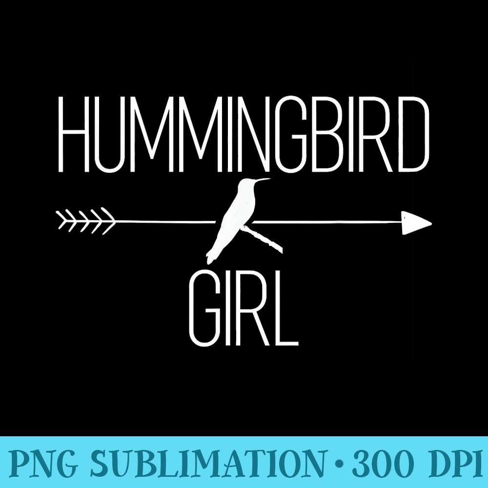 Hummingbird Girl For Women Thornbill Animal Lover - PNG Pict | Inspire ...