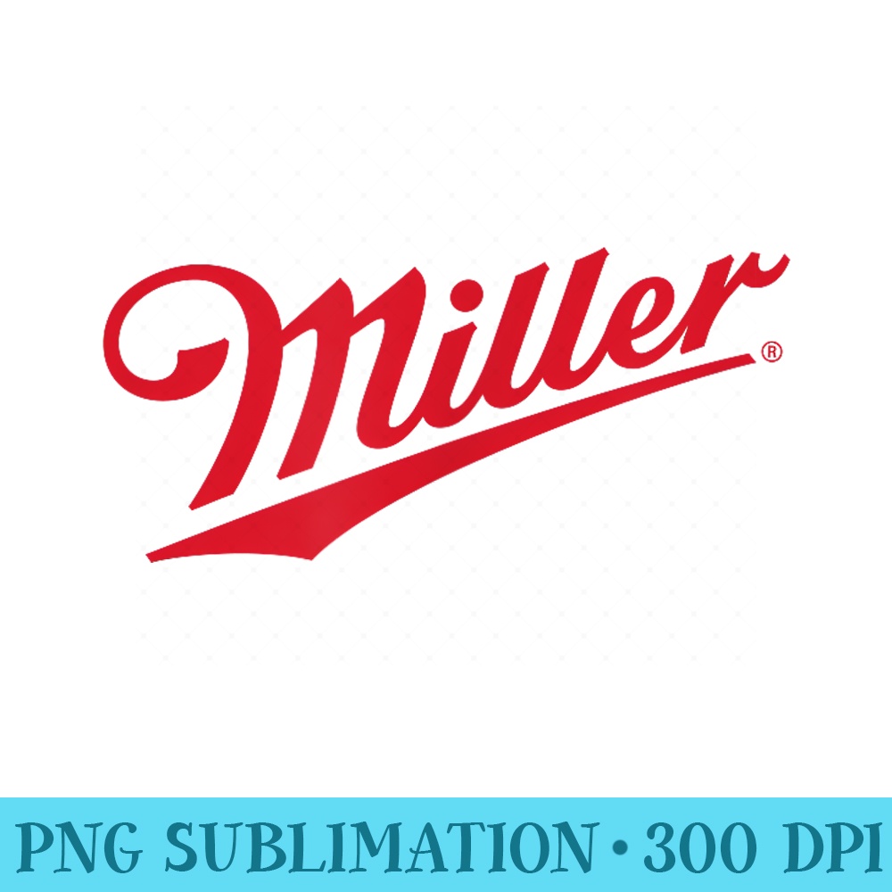 Standard Miller Script Beer - Free PNG Download | Inspire Uplift