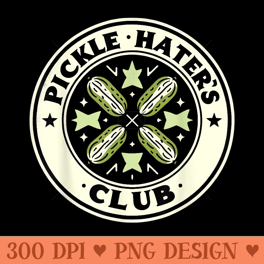 PickleFree AntiPickles No Pickles Please Pickle Hater Club - | Inspire ...