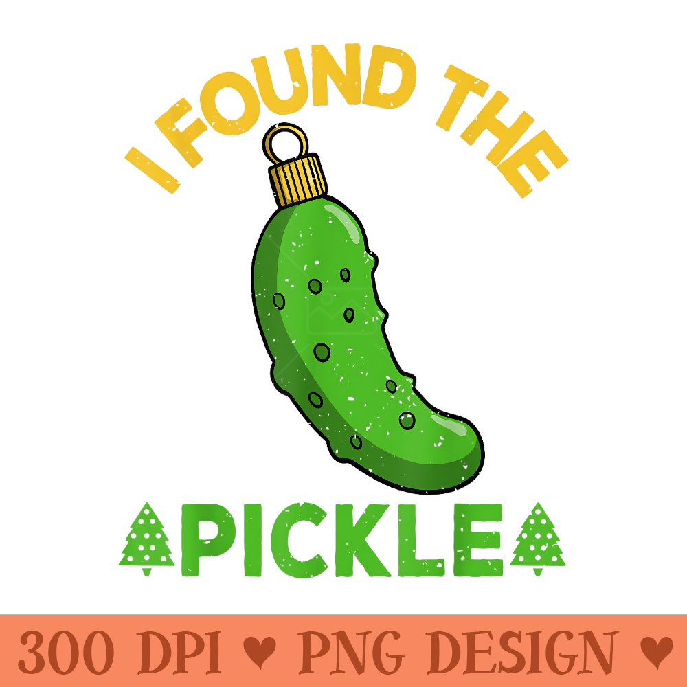 I Found The Pickle Christmas Pickle Cucumber Christmas Tree | Inspire ...