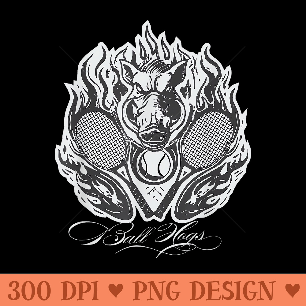 Tennis Ball Hogs - PNG design assets | Inspire Uplift