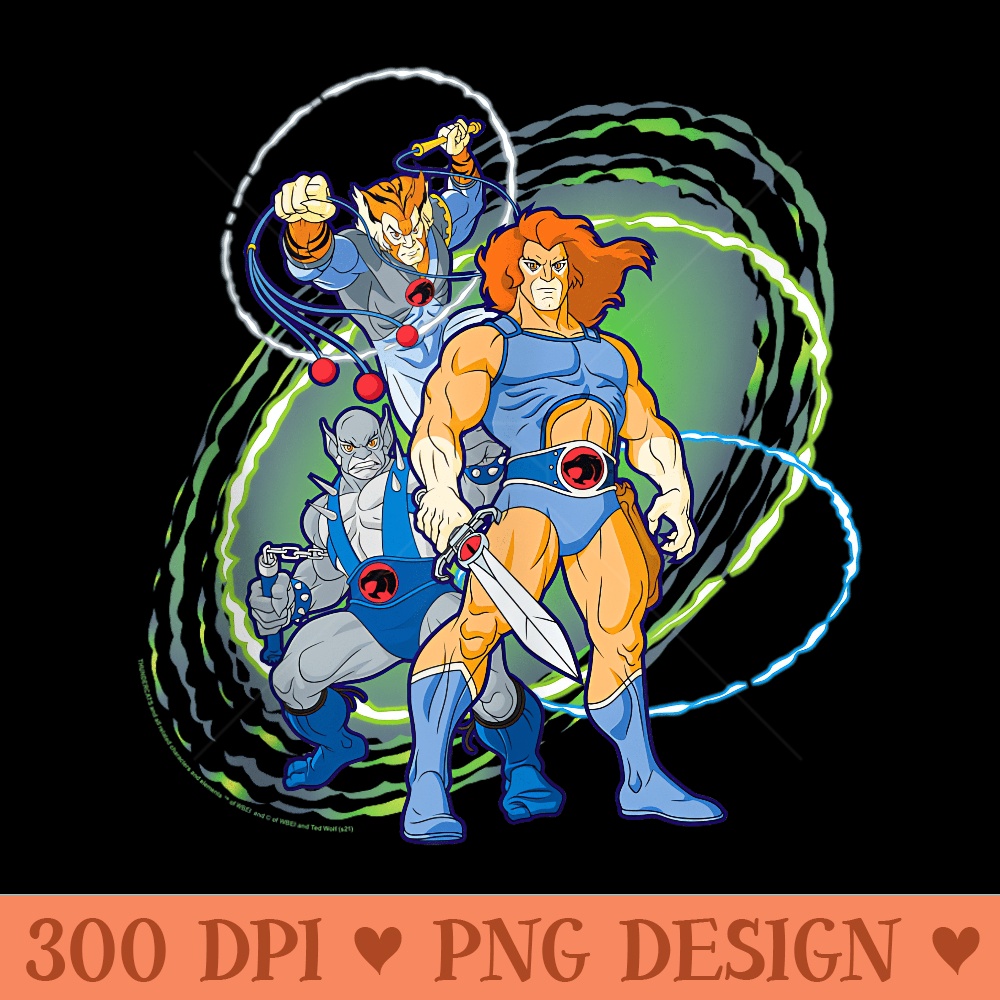 Thundercats Panthro, Tygra and LionO - Trendy PNG Designs | Inspire Uplift