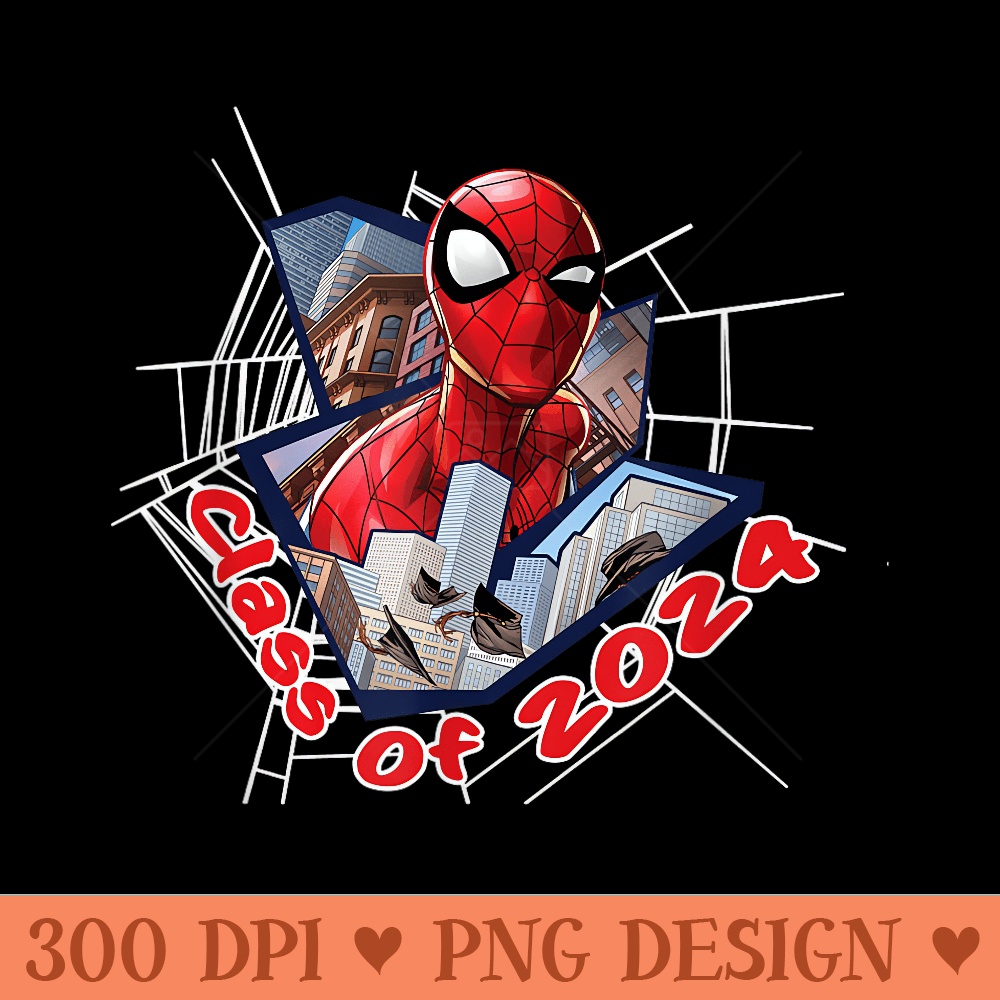 Marvel SpiderMan Super Hero Graduation Grad Class of - PNG C | Inspire ...