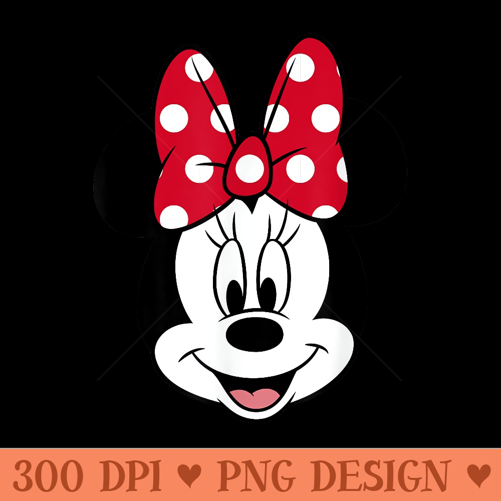 Disney Minnie Mouse Pretty Face Classic Logo - PNG Templates | Inspire ...