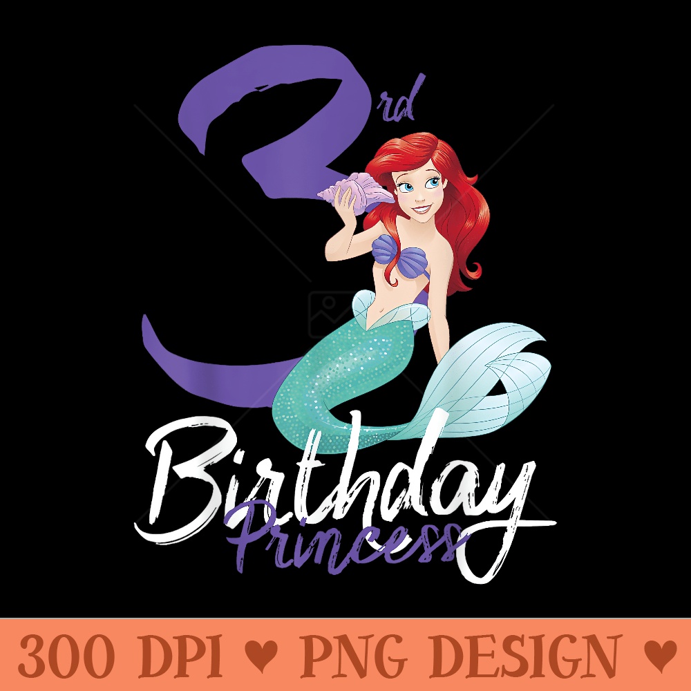 Disney The Little Mermaid Ariel 3rd Birthday Princess - High | Inspire ...