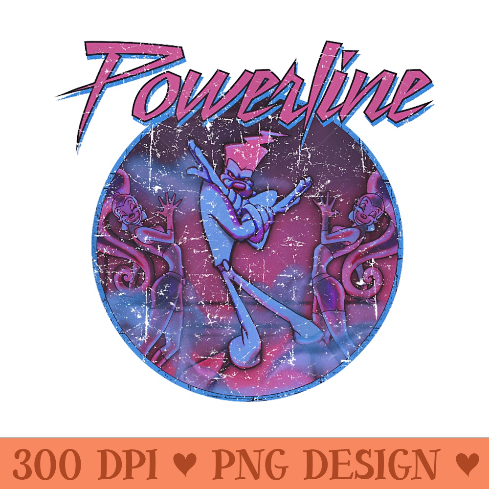 Disney A Goofy Movie Powerline Neon Disco Style Distressed - | Inspire ...