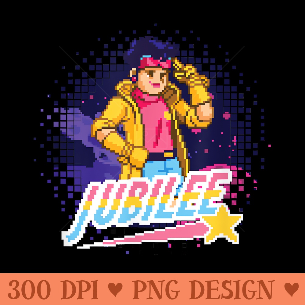 Marvel XMen 97 Vintage Classic Jubilee Pixel Comic Logo - De | Inspire Uplift
