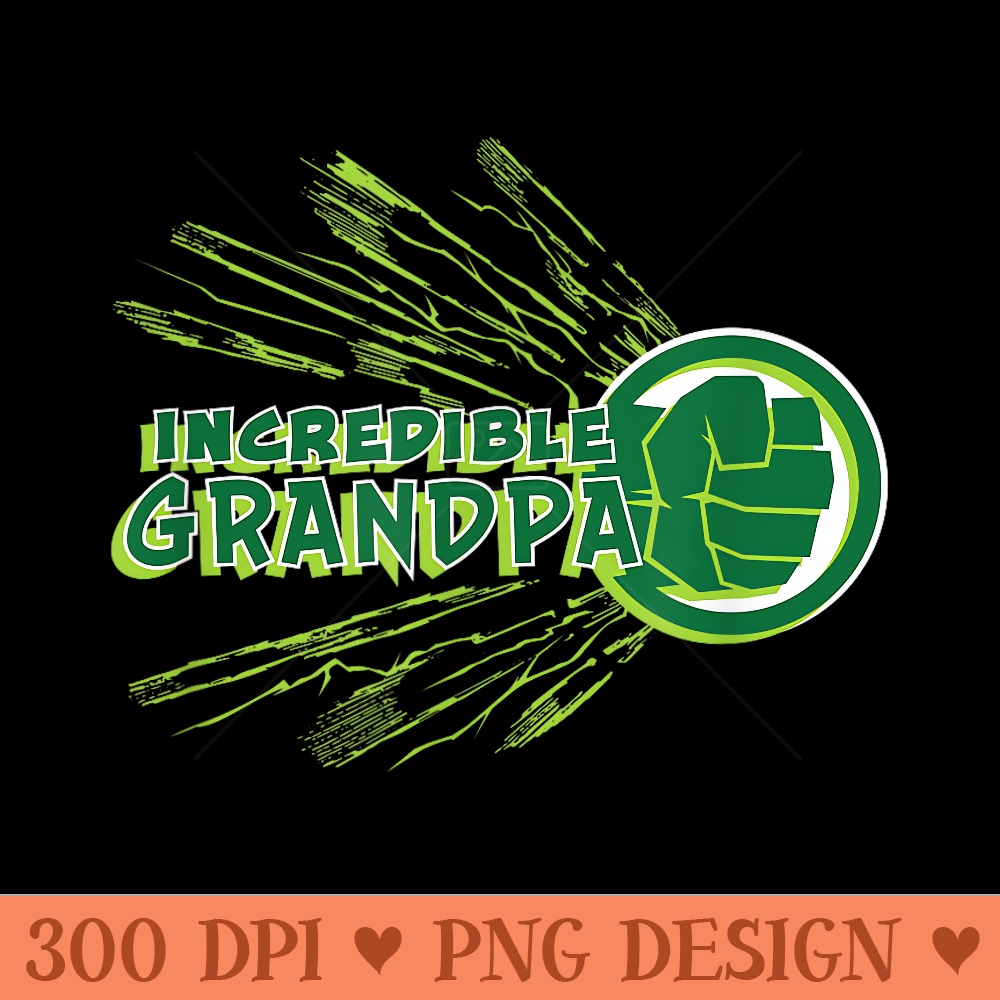 Marvel Hulk Incredible Grandpa Family Trip Vacation - Free P | Inspire ...