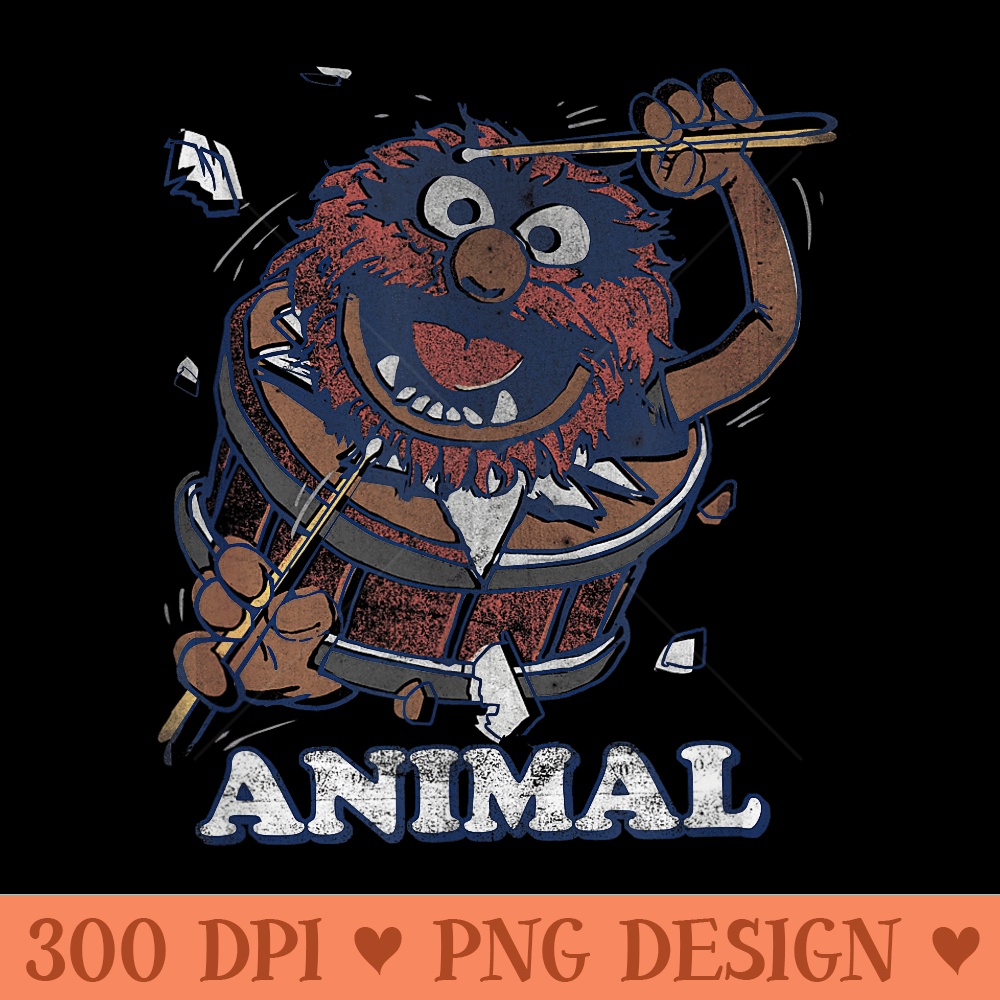 Disney The Muppets Vintage Animal Wild Drummer Bust Through | Inspire ...